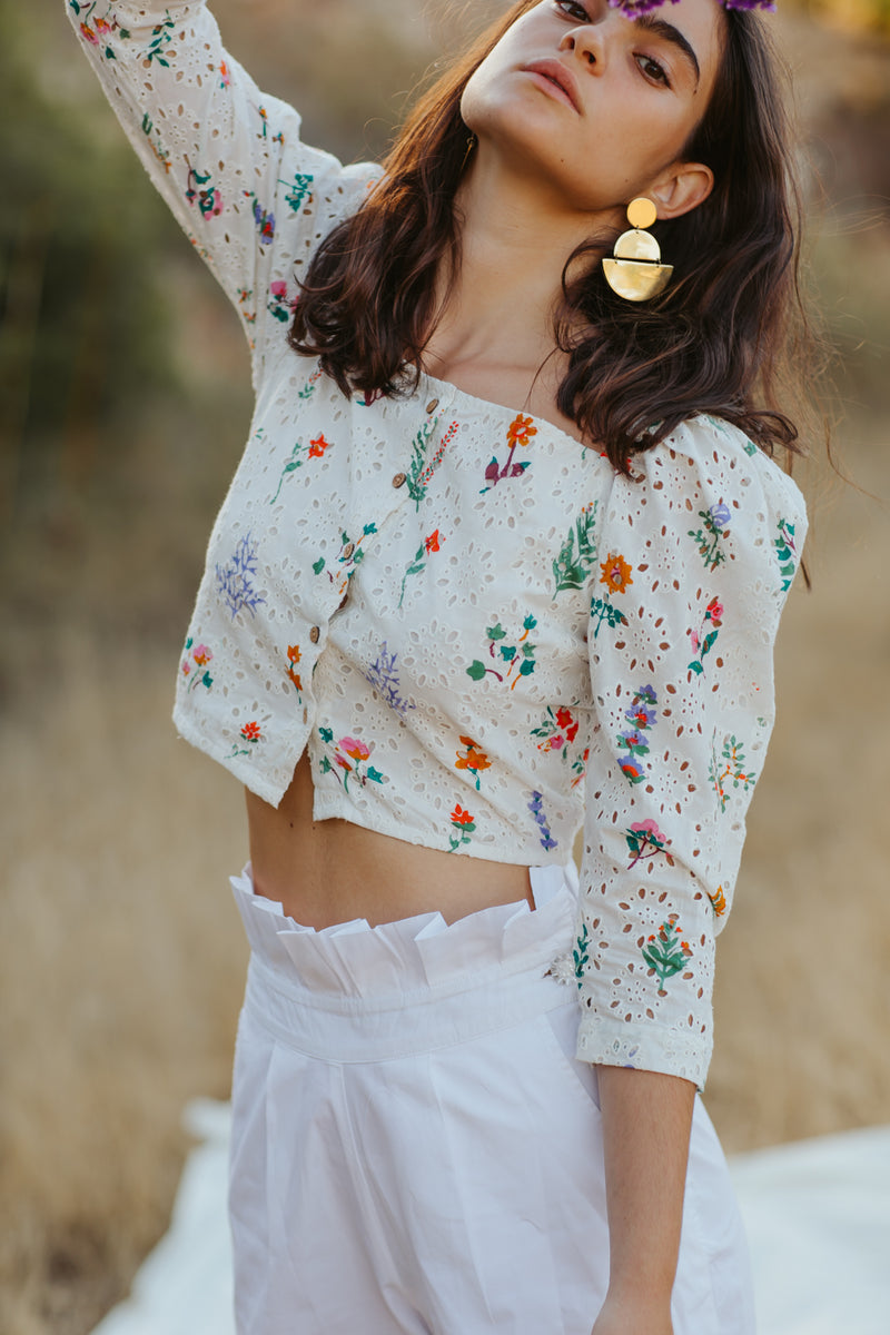 Classic White Bucket Pants – em & shi